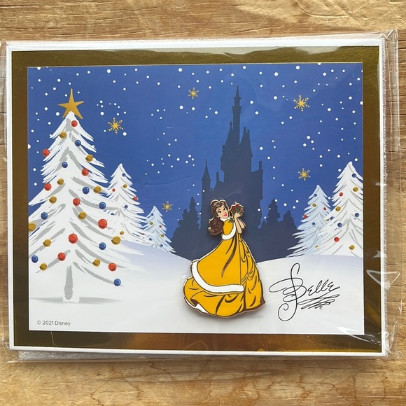 Disney | Other | Disney Movie Club Vip Exclusive Belle Pin Sealed 22 ...